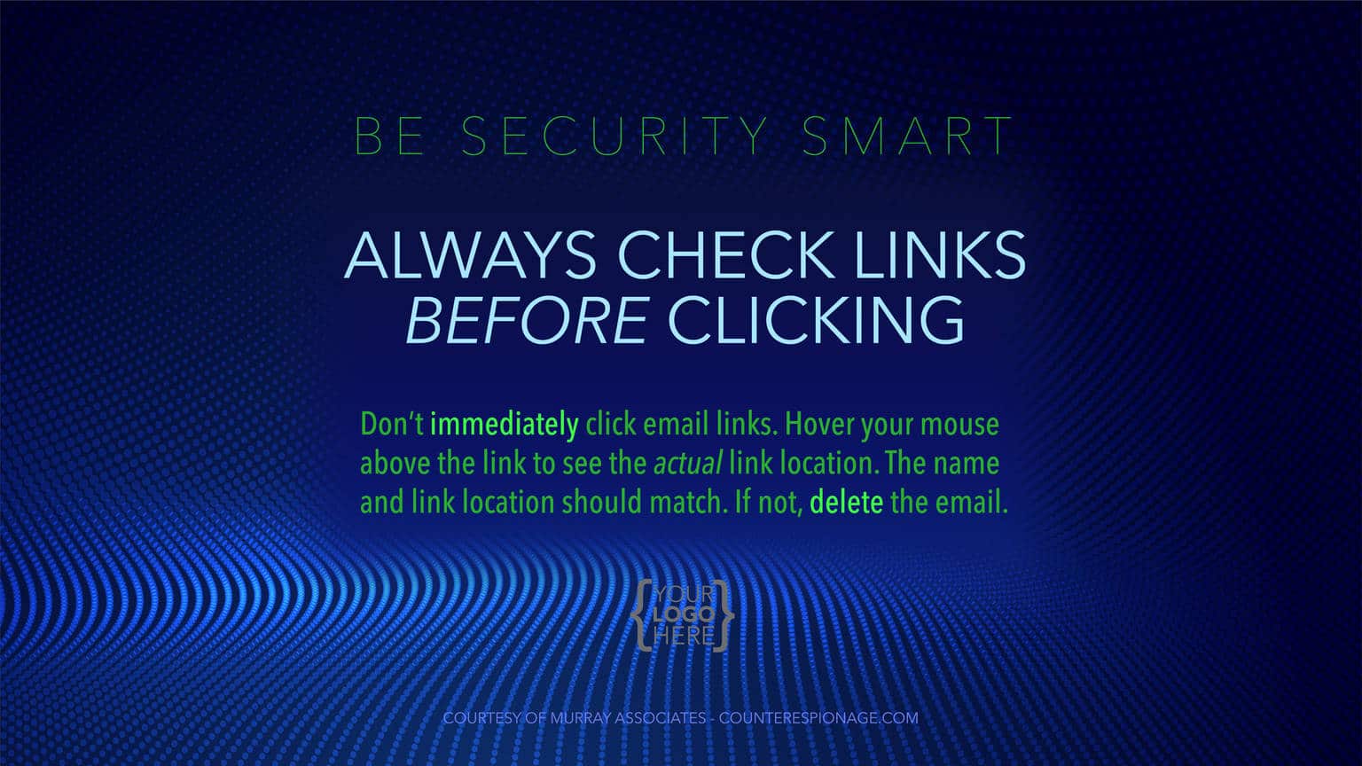 FREE - Rotating Information Security Screen Savers