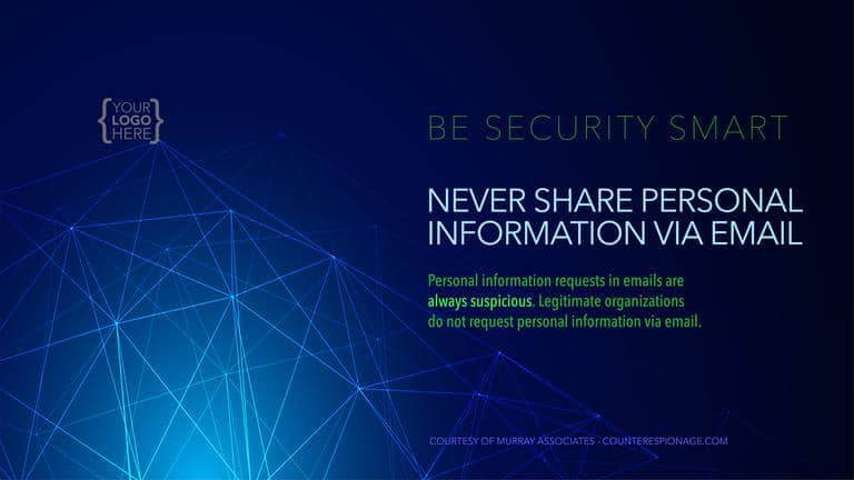 FREE - Information Security Awareness Screensavers